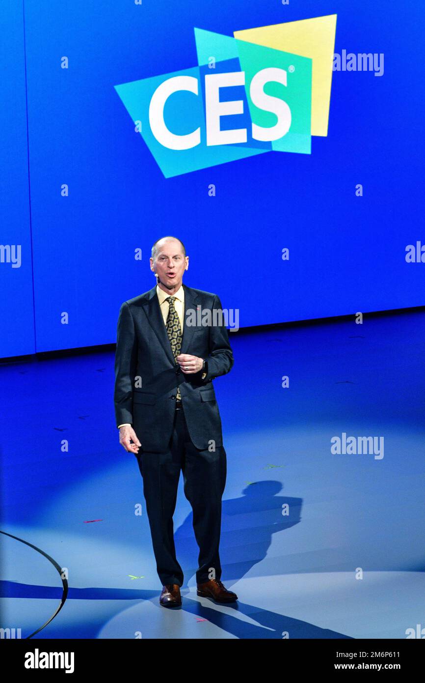 LAS VEGAS, Nevada - Gary Shapiro Speaking at CES BMW keynote at THE ...