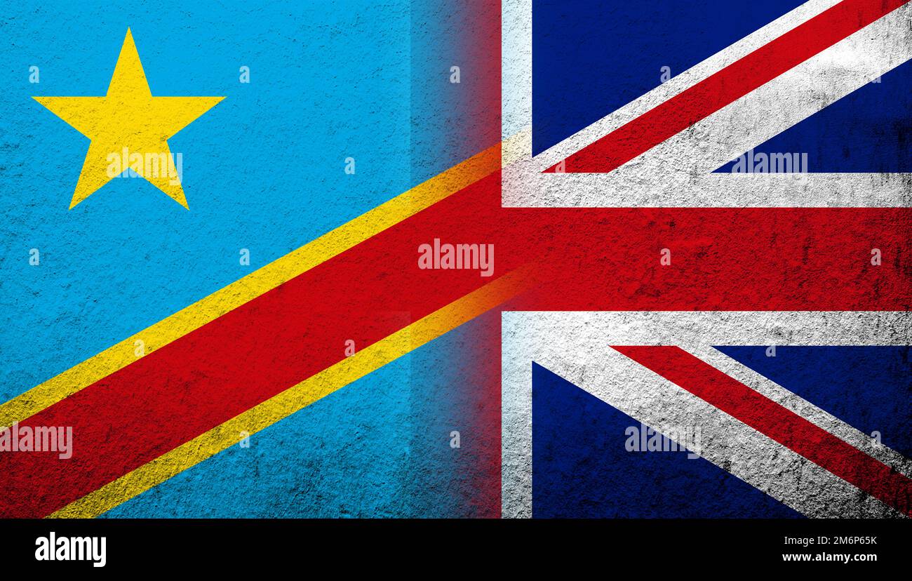 National flag of United Kingdom (Great Britain) Union Jack with ...