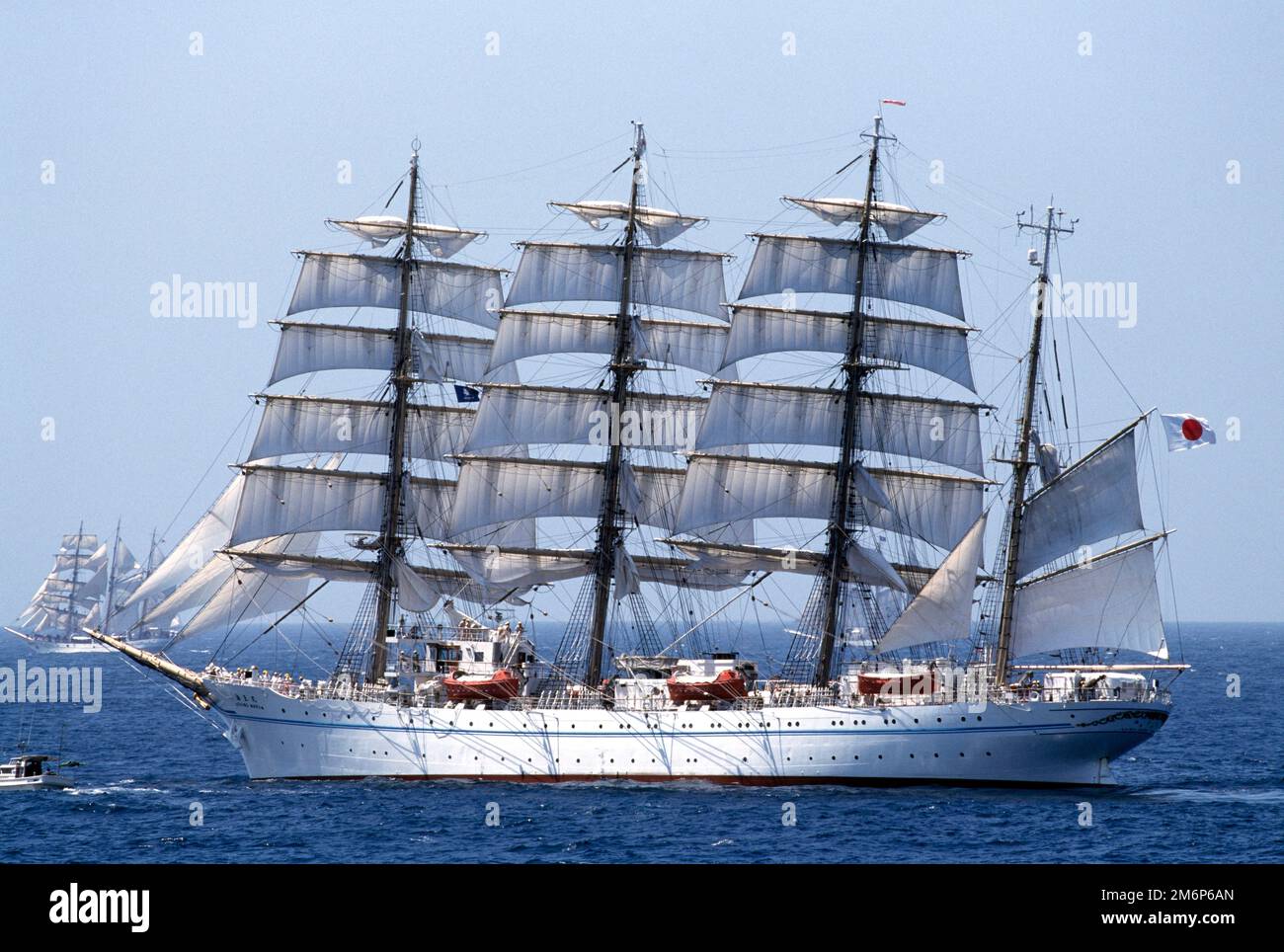 Japanese barque Kaiwo Maru II, 1997, Kagoshima Stock Photo - Alamy
