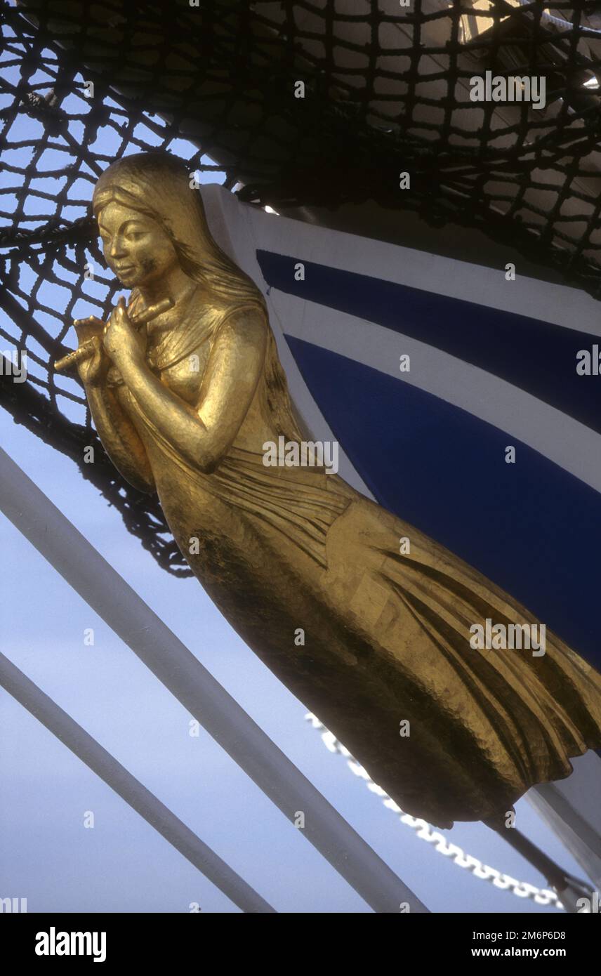 figurehead on Japanese barque Kaiwo Maru IIa Stock Photo - Alamy