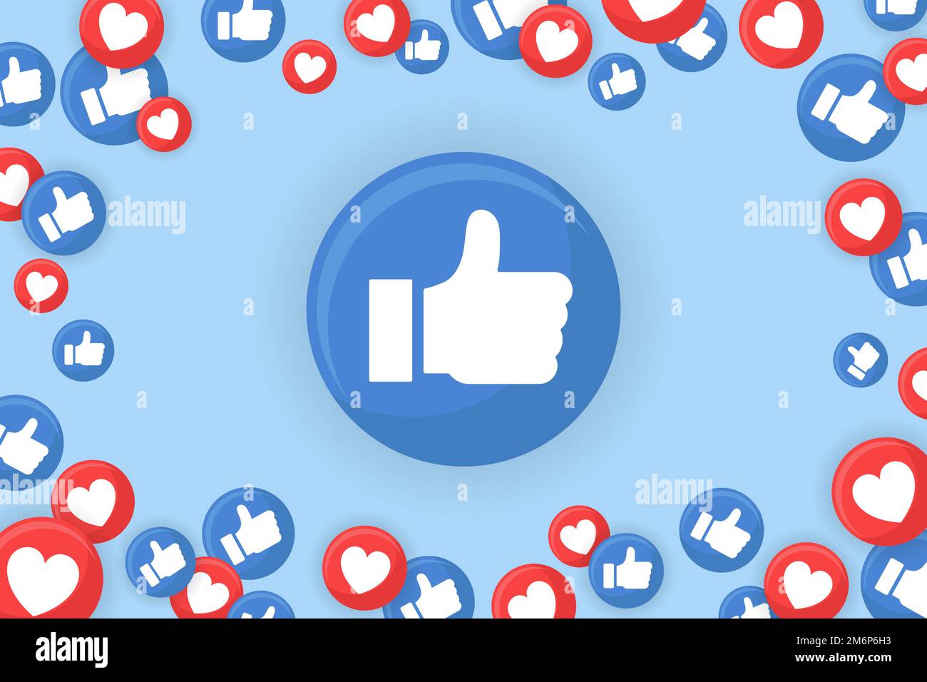 Social media icons themed border background vector Stock Vector Image ...