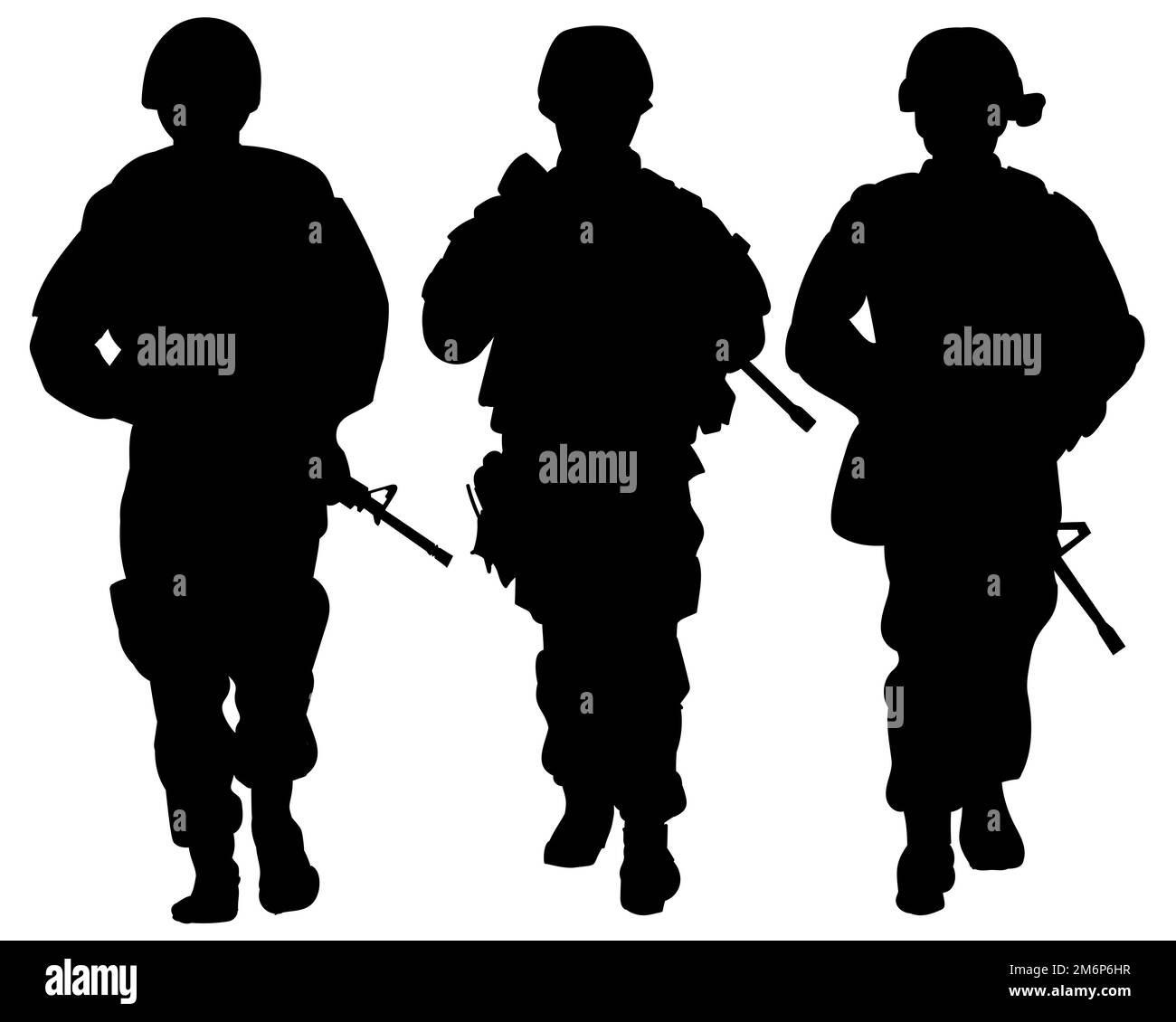 Military Silhouette Clip Art