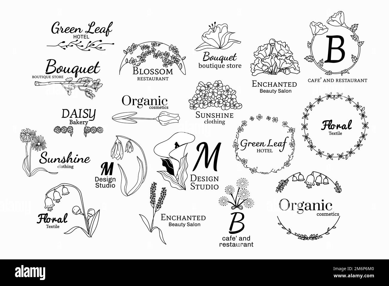 Floral spike Black and White Stock Photos & Images - Alamy