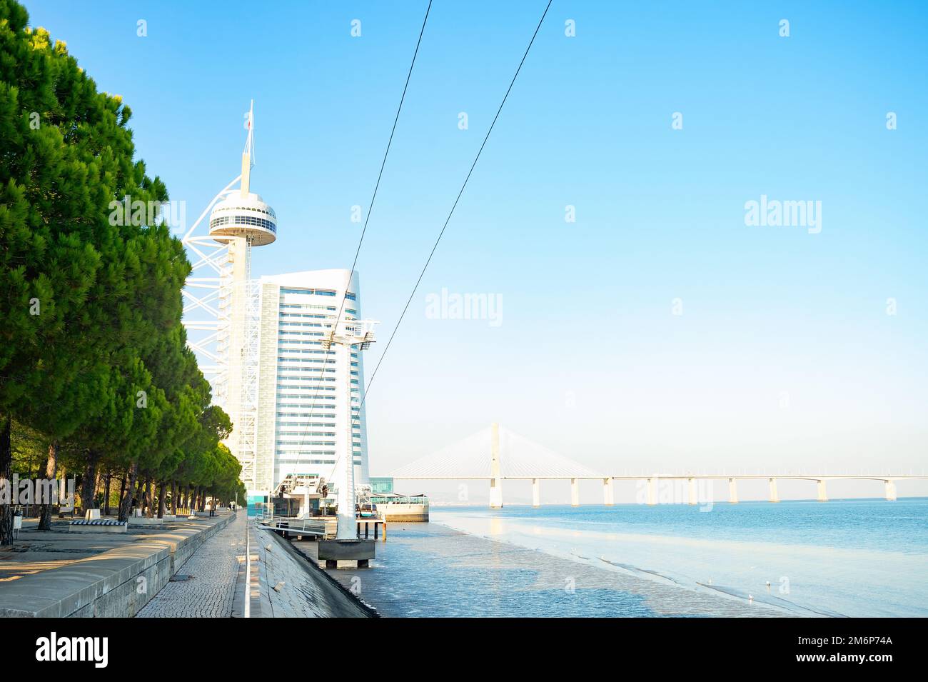Modern architecture hotel embankment Lisbon Stock Photo - Alamy