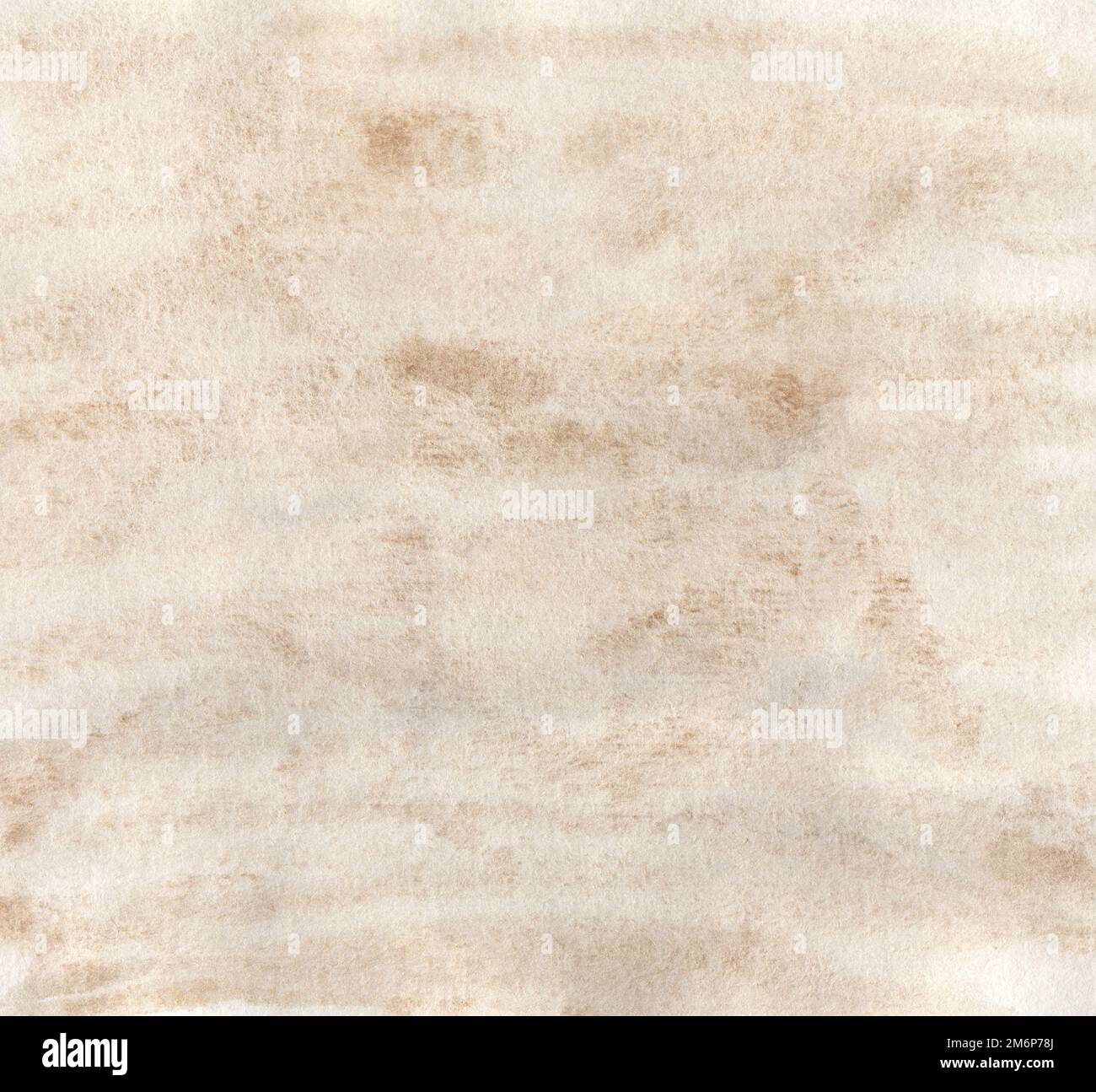 Brown beige watercolor background for textures and backgrounds. Wet ...