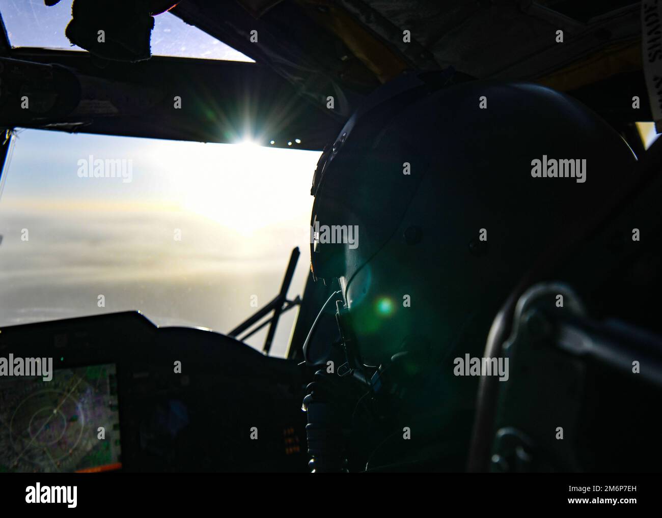 Capt. David "Lumber" Mills, a 69th Bomb Squadron B-52H Stratofortress ...
