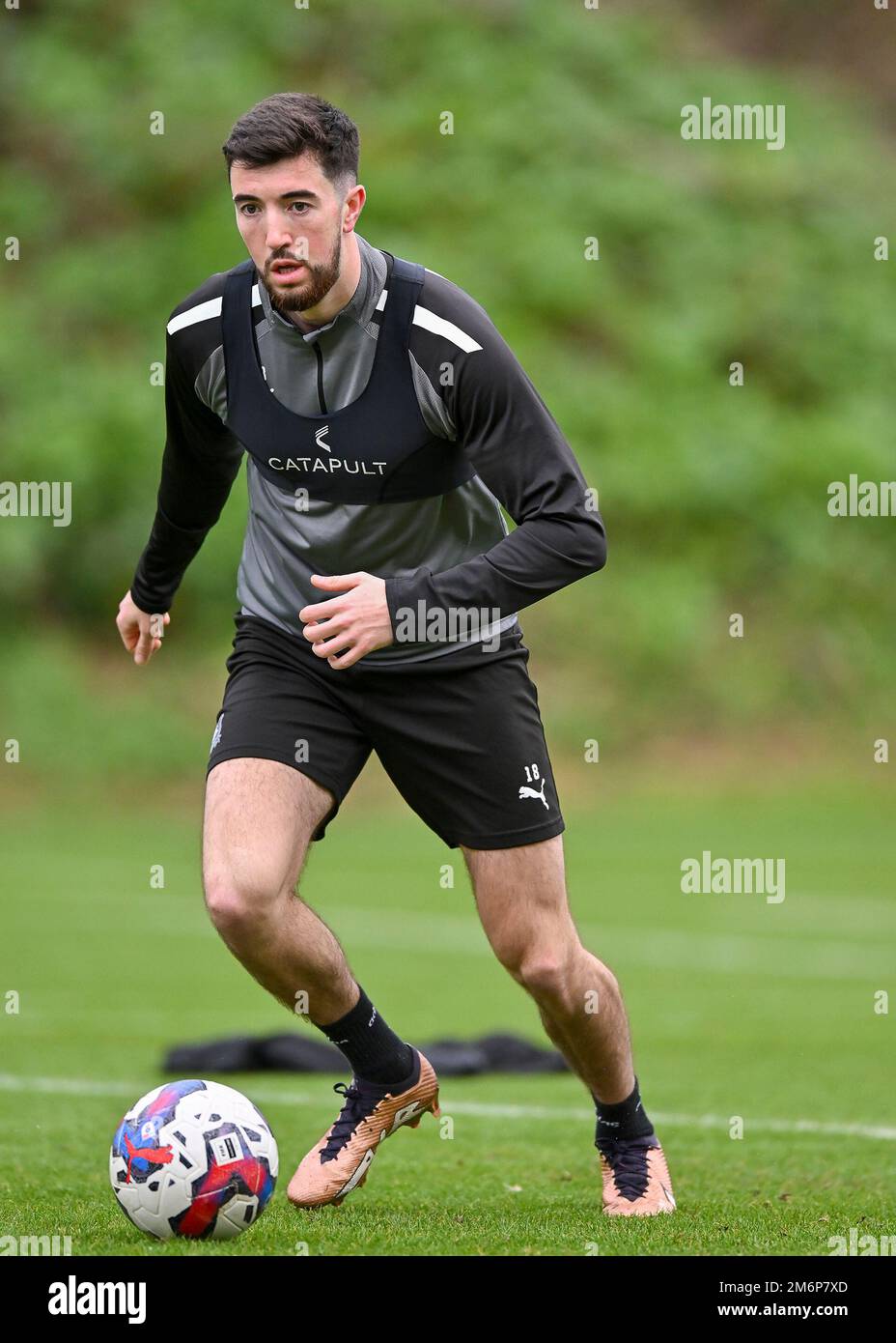 Plymouth Argyle full back Bali Mumba (17) on the ball during the ...