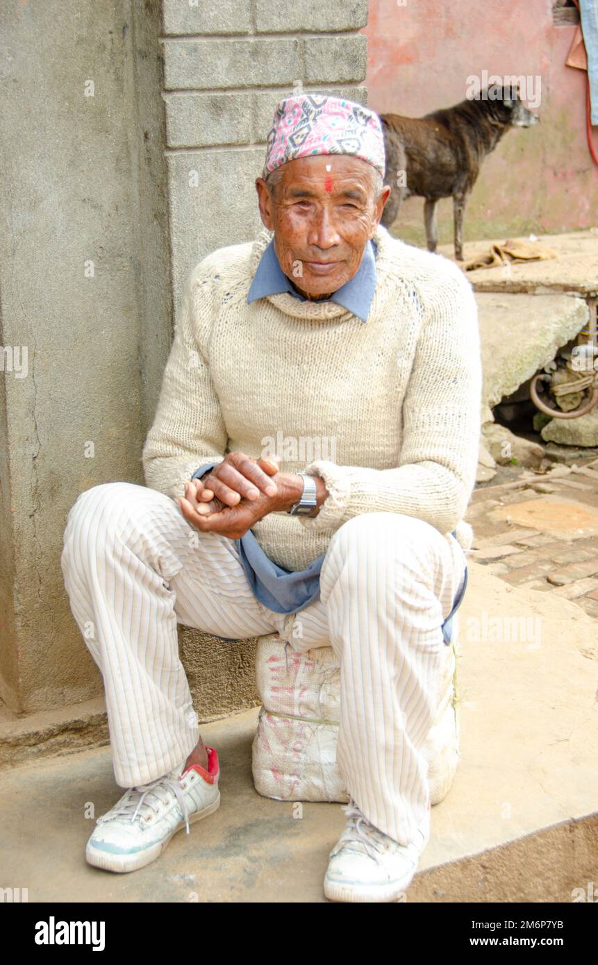 Faces nepali people in kathmandu nepal hi-res stock photography and ...