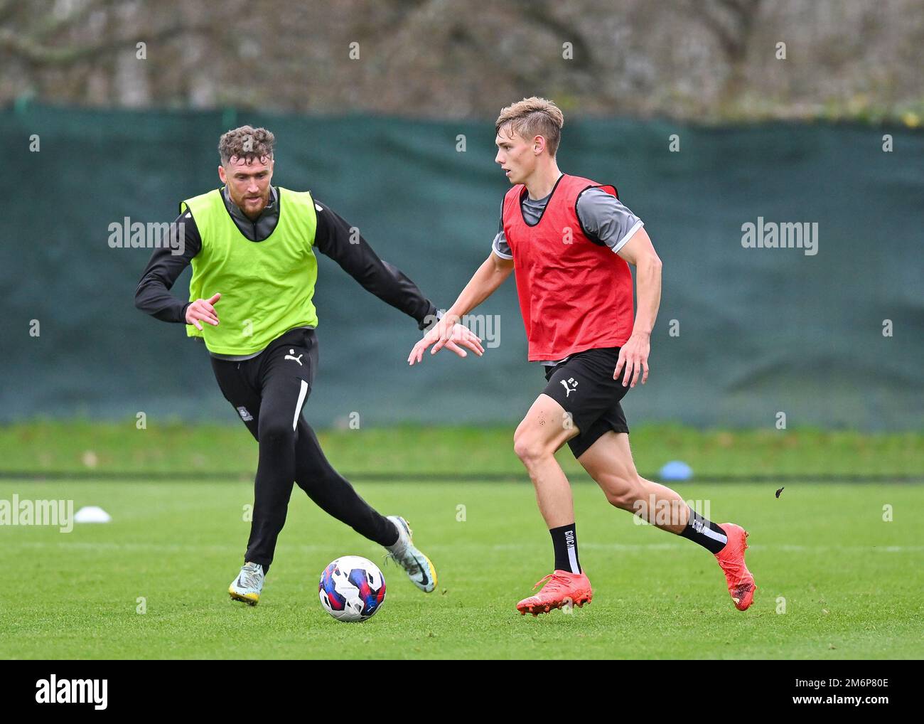Plymouth Argyle defender Dan Scarr (6) defending Plymouth Argyle ...