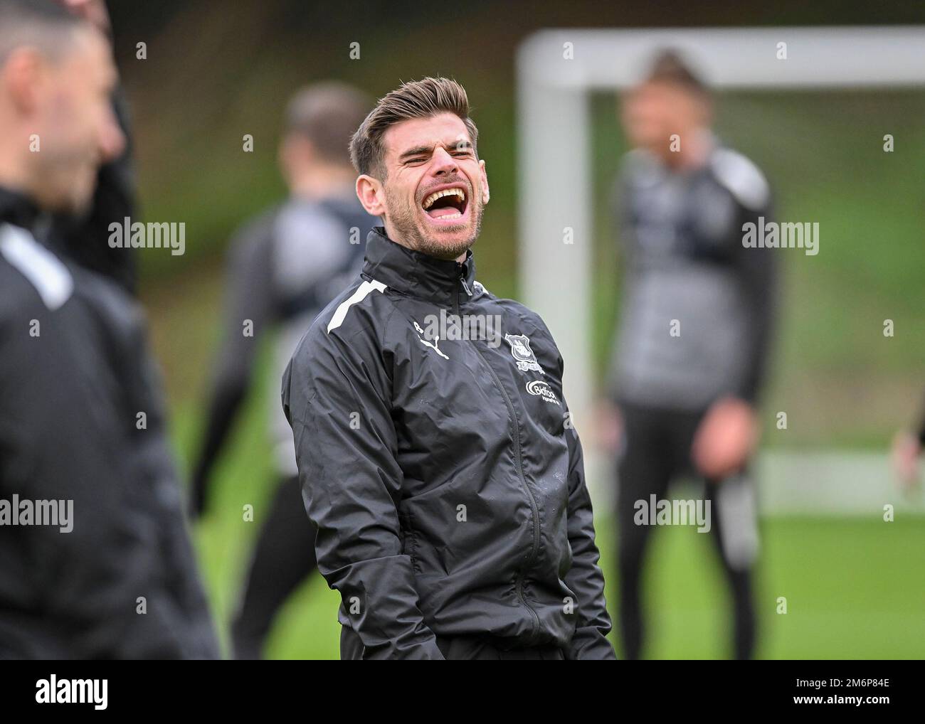 Plymouth Argyle midfielder Joe Edwards (8) during the Plymouth Argyle ...