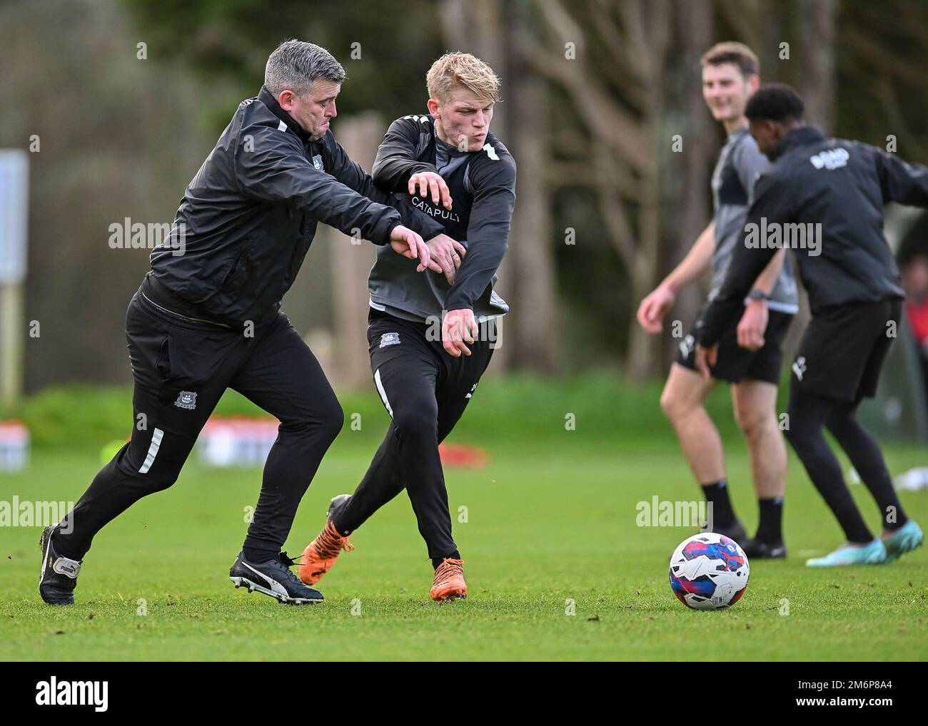 Steven schumacher plymouth training hi-res stock photography and images ...