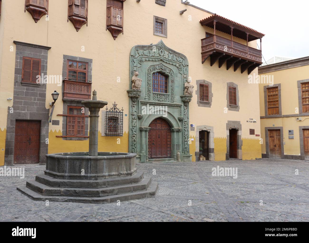 Columbus House (Casa de Colon), one of the most popular public places ...
