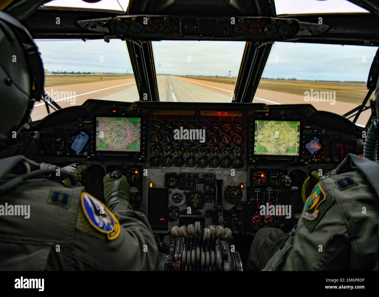 69th Bomb Squadron B-52H Stratofortress Pilots Capt. Jake "Aftr" Gill ...