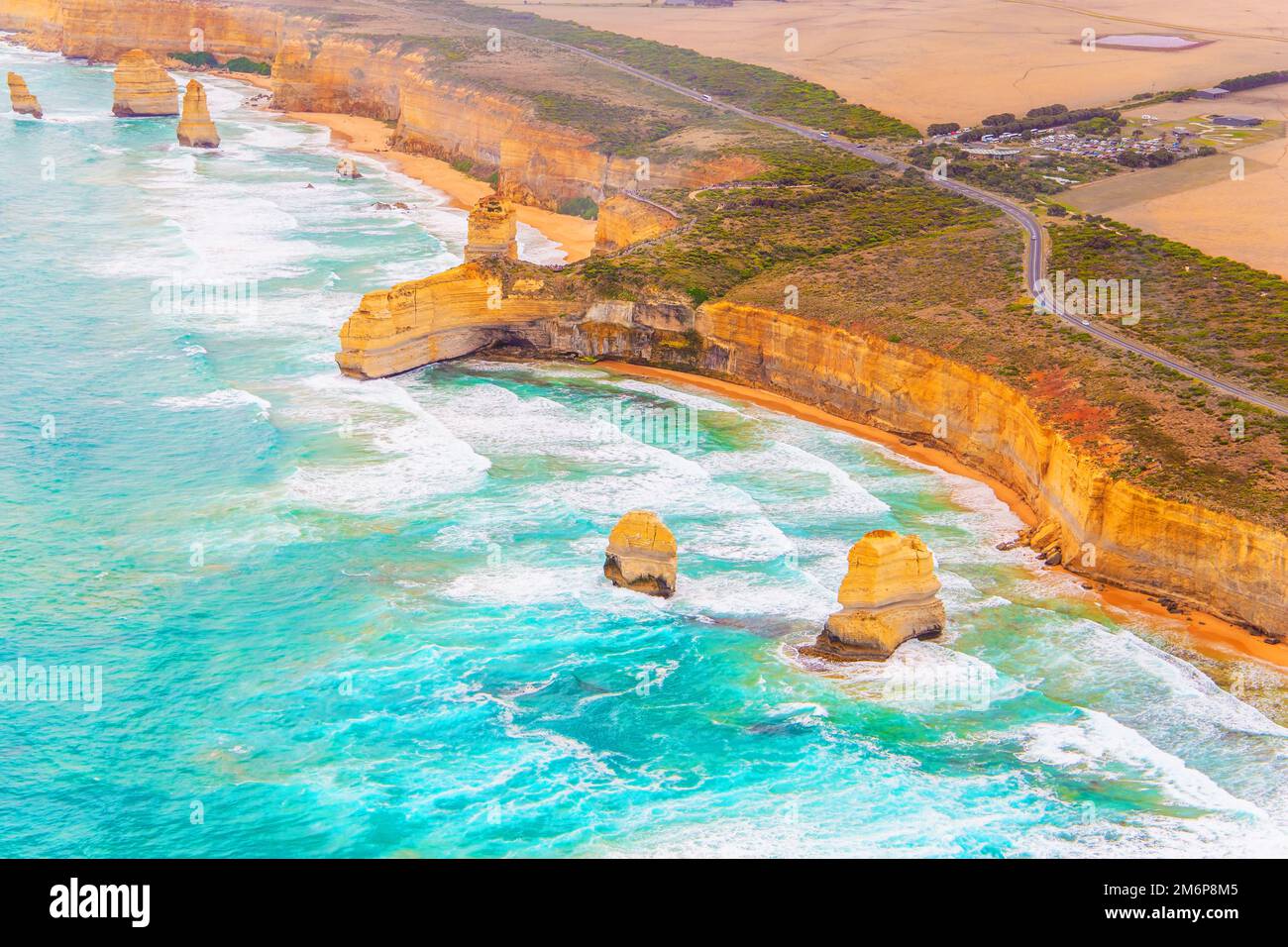 Aerial view twelve apostles rocks hi-res stock photography and images ...