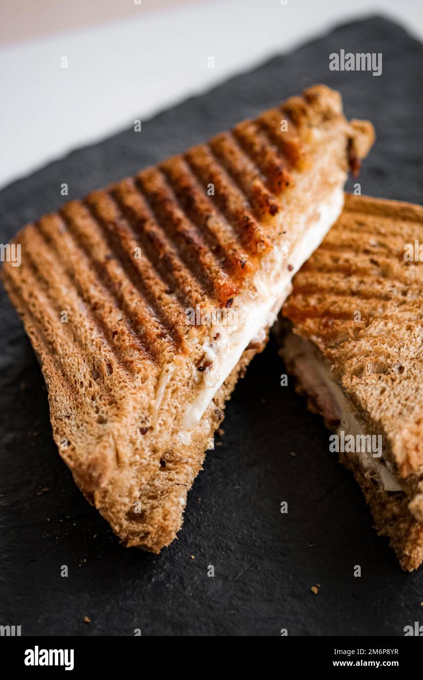 Food and snack, grilled cheese sandwiches Stock Photo - Alamy