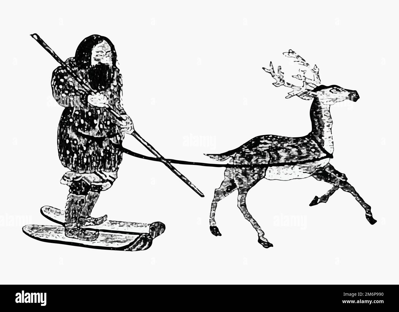 Aino man illustration vector Stock Vector Image & Art - Alamy