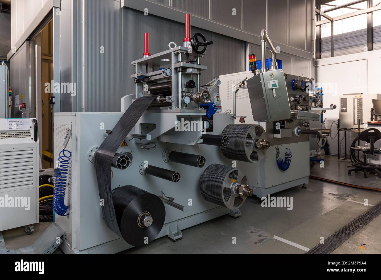 Cottbus, Germany. 05th Jan, 2023. A slitting plant is located in a ...