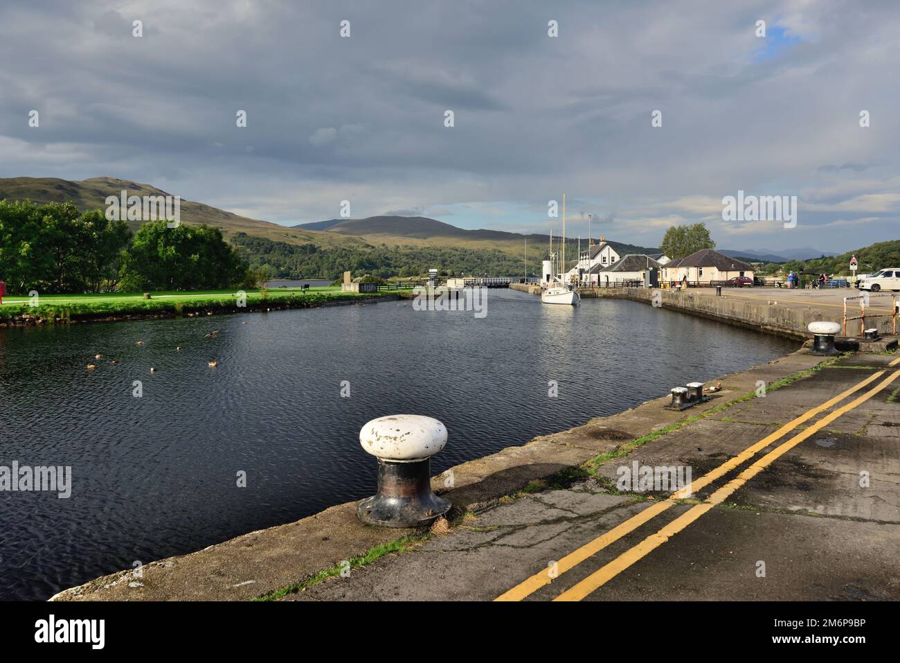 Caledonian canal sea lock hi-res stock photography and images - Alamy