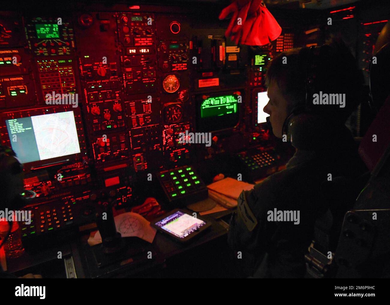 69th Bomb Squadron B-52H Stratofortress Navigator 1st Lt. Guil "Friz ...