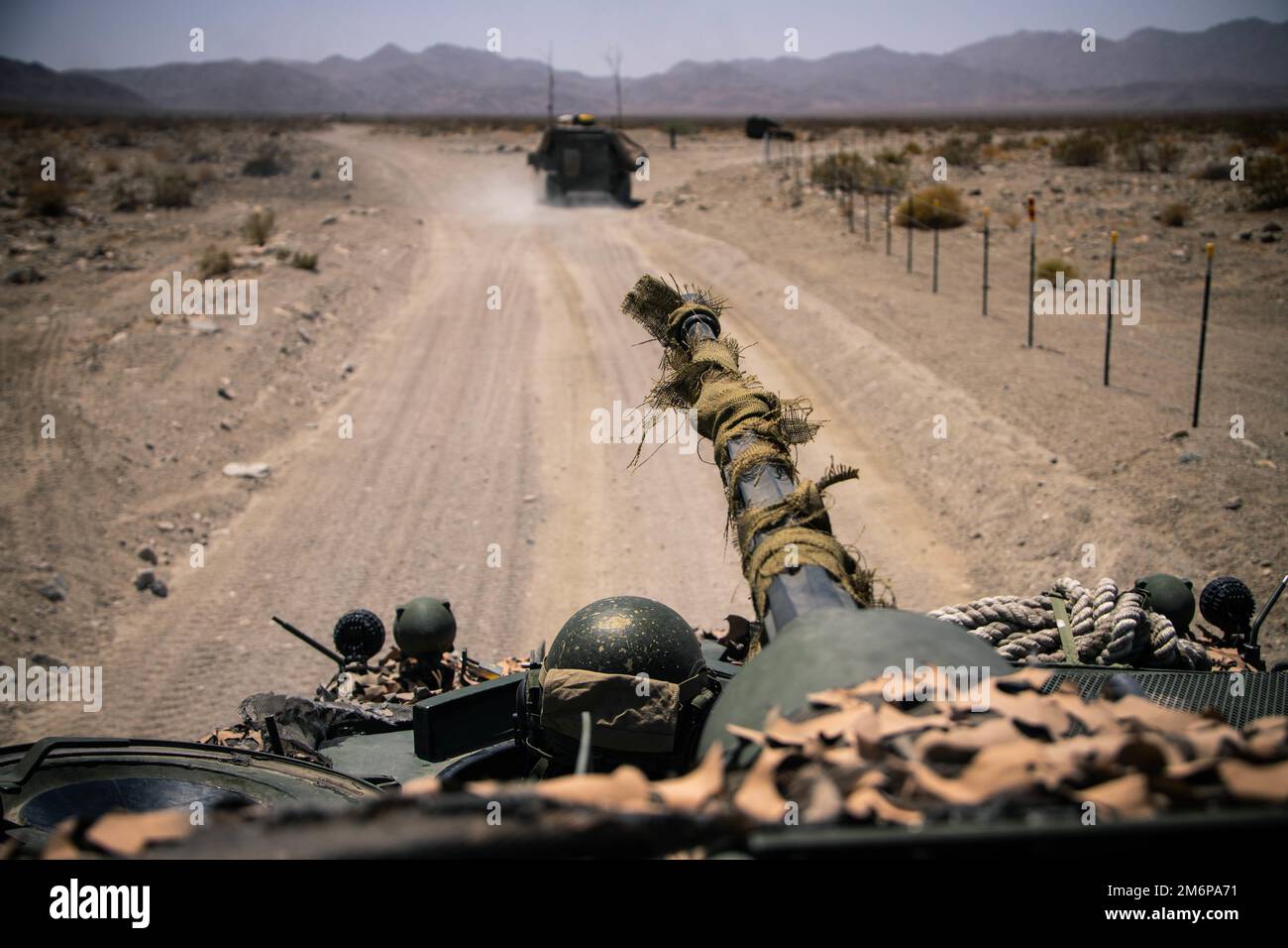 U.S. Marine Corps Lance Cpl. Derrick Thach, a vehicle operator with ...