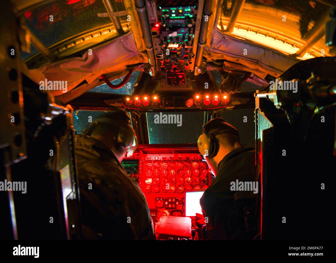 69th Bomb Squadron B-52H Stratofortress Pilots Capt. Jake "Aftr" Gill ...