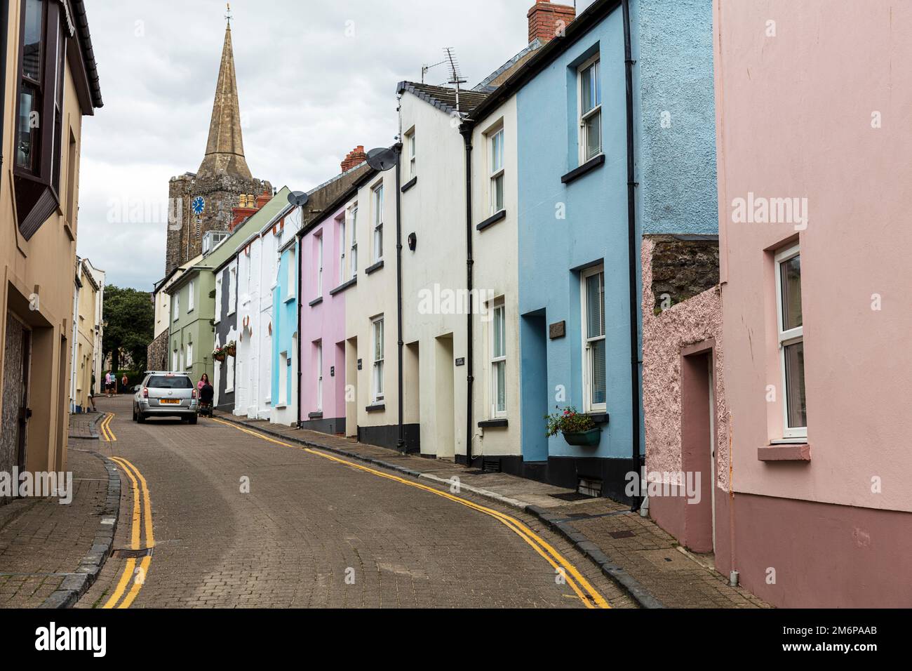 Tenby, South Wales, UK, Tenby town houses, painted houses, houses ...