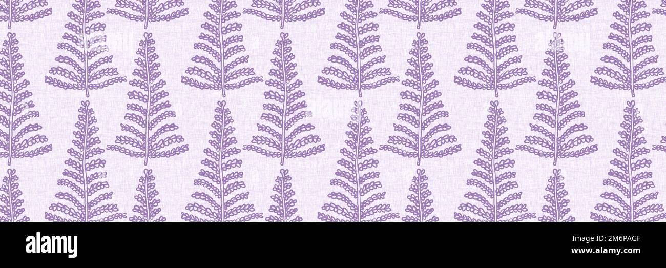 Gender neutral foliage leaf seamless raster border. Simple whimsical 2 ...