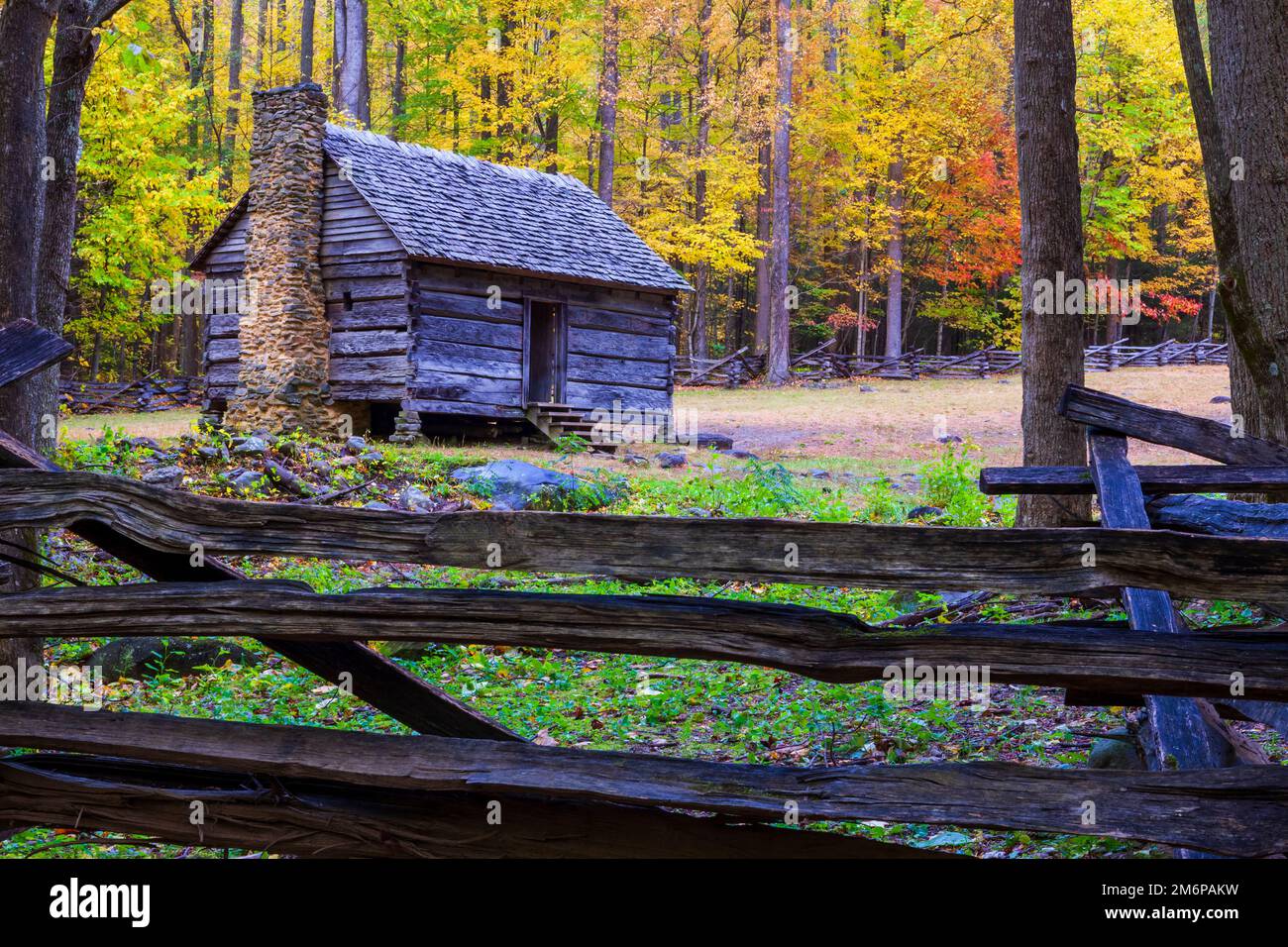 Jim Bales Place in Great Smoky Mountains National Park, Tennessee Stock ...
