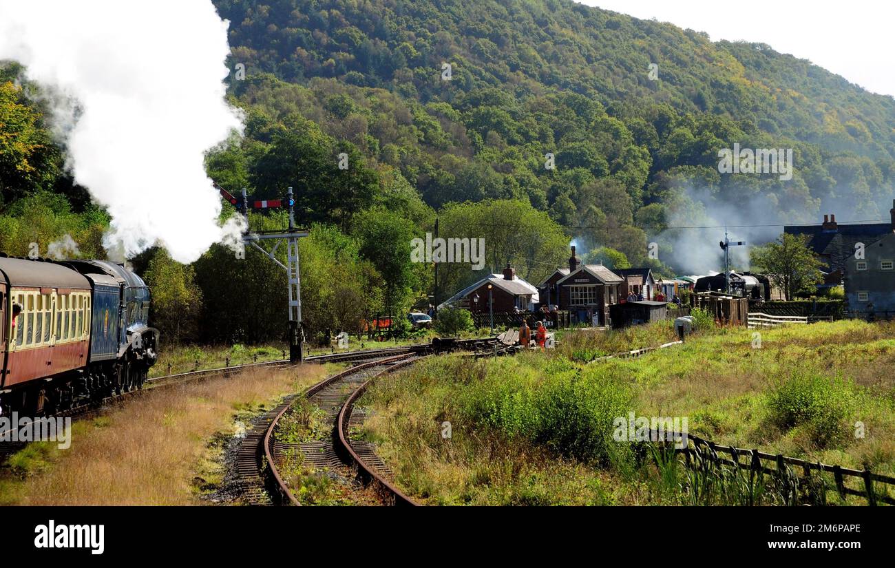 A4 pacific no 4498 sir nigel gresley steam locomotive hi-res stock ...
