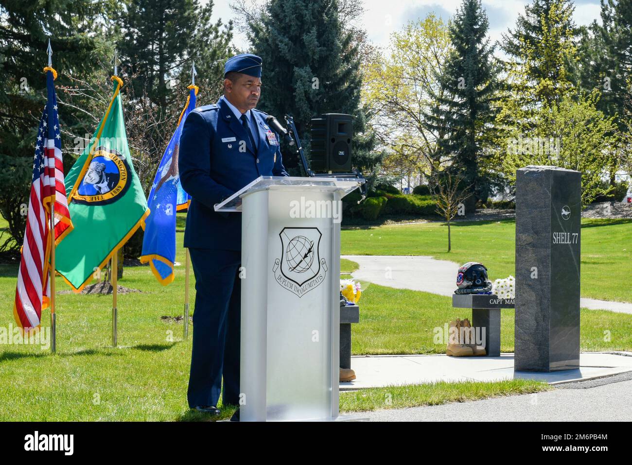 U.S. Air Force Col. Jerime Reid, former 92nd Air Refueling Wing ...