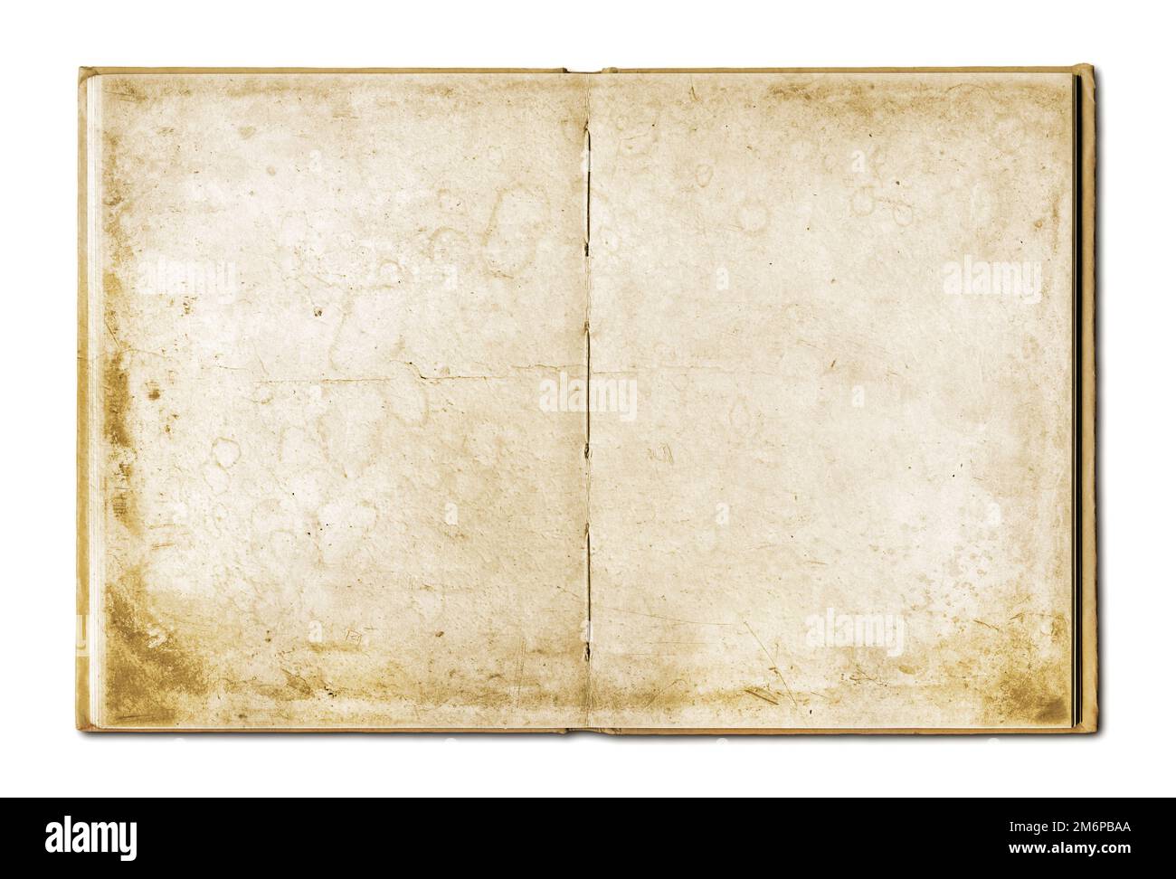 Vintage open book isolated on white background Stock Photo - Alamy