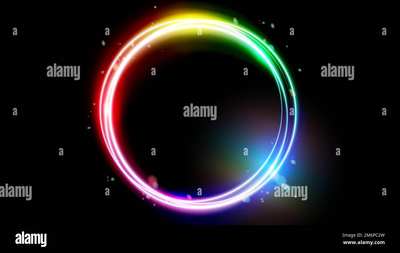 Circular prism light rays hi-res stock photography and images - Alamy