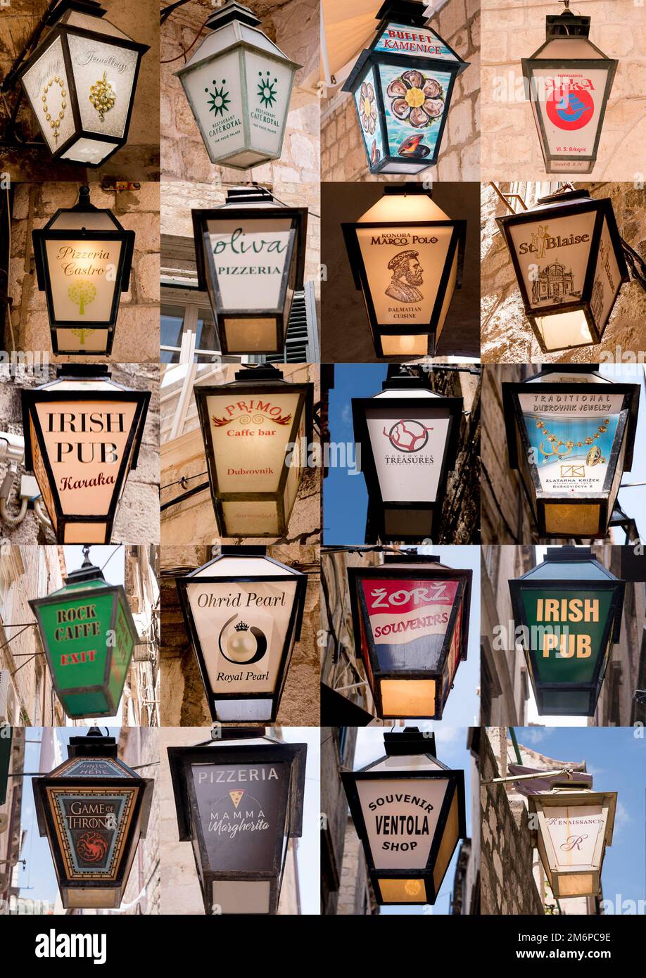 Collage of 20 colourful lanterns hi-res stock photography and images - Alamy