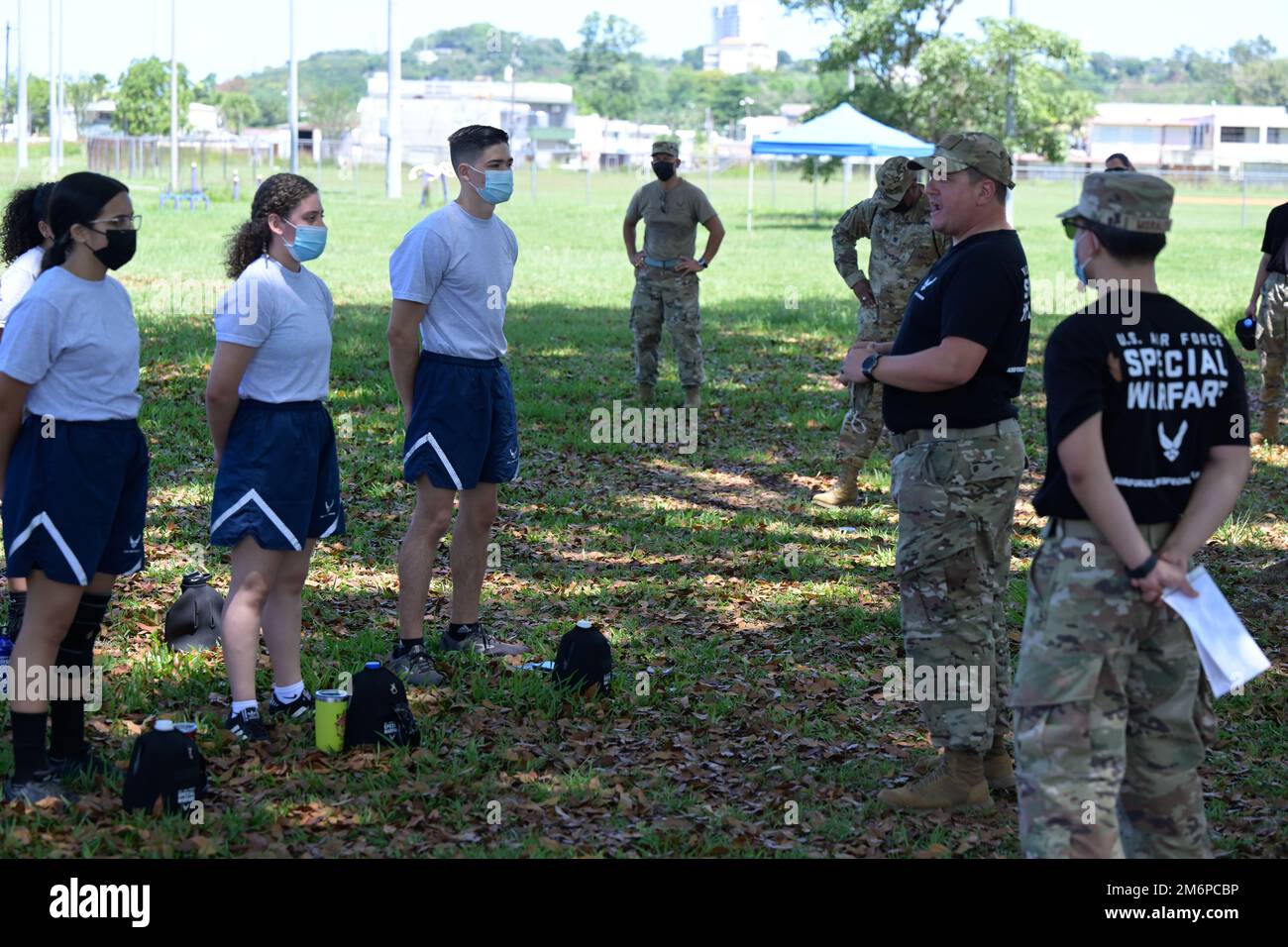 Personnel from Air Force Recruiting Service Detachment 1 and the 330th ...