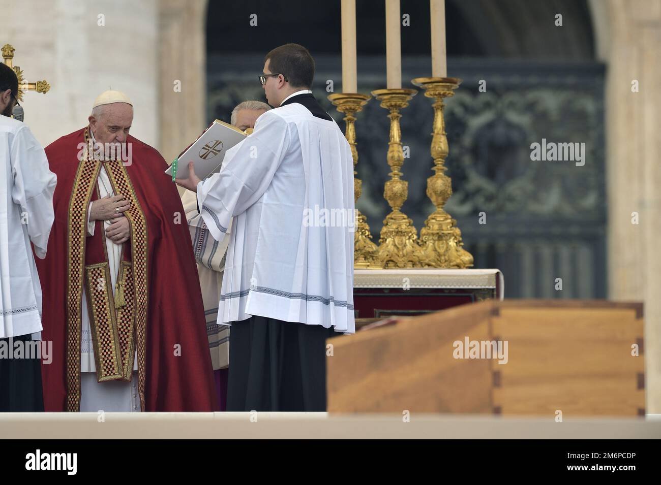 Vatican City, Vatican City. 05th Jan, 2023. Pope Francis attends the ...