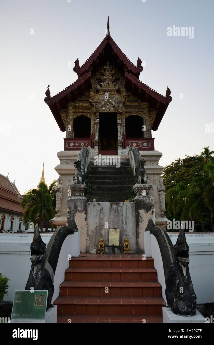 Wat Phra Singh Woramahawihan, Chiang Mai, Thailand, Asia Stock Photo ...