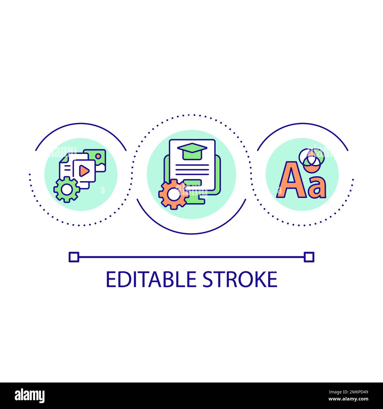 Platform loop Stock Vector Images - Alamy