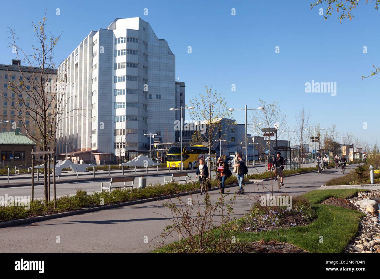 UMEA, SWEDEN ON MAY 21, 2014. Entry North to the Regions Hospital, NUS ...