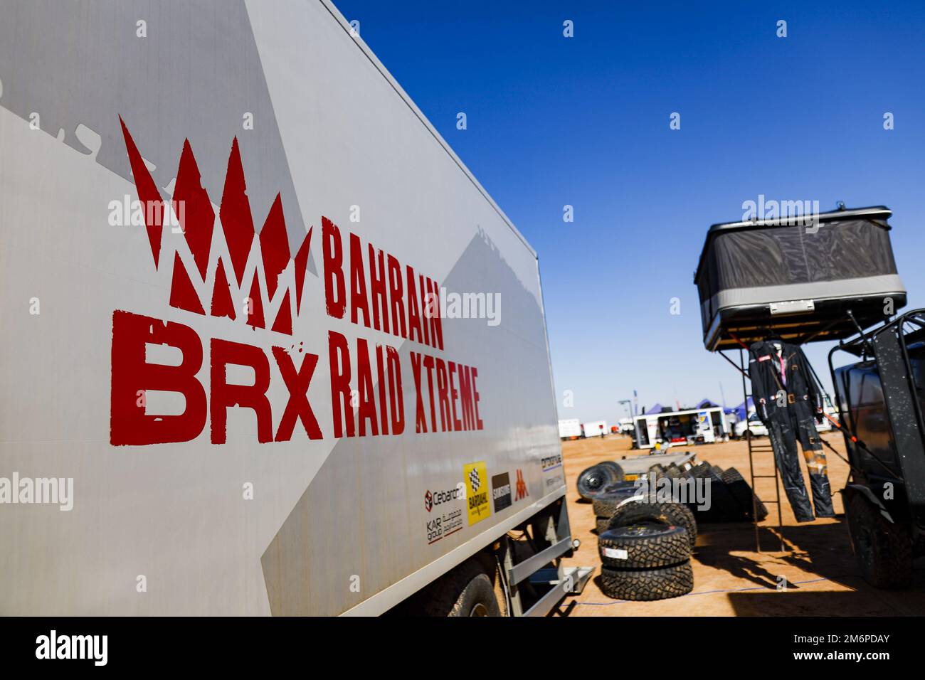 BRX Man Trucks during the Stage 5 of the Dakar 2023 around Hail, on ...