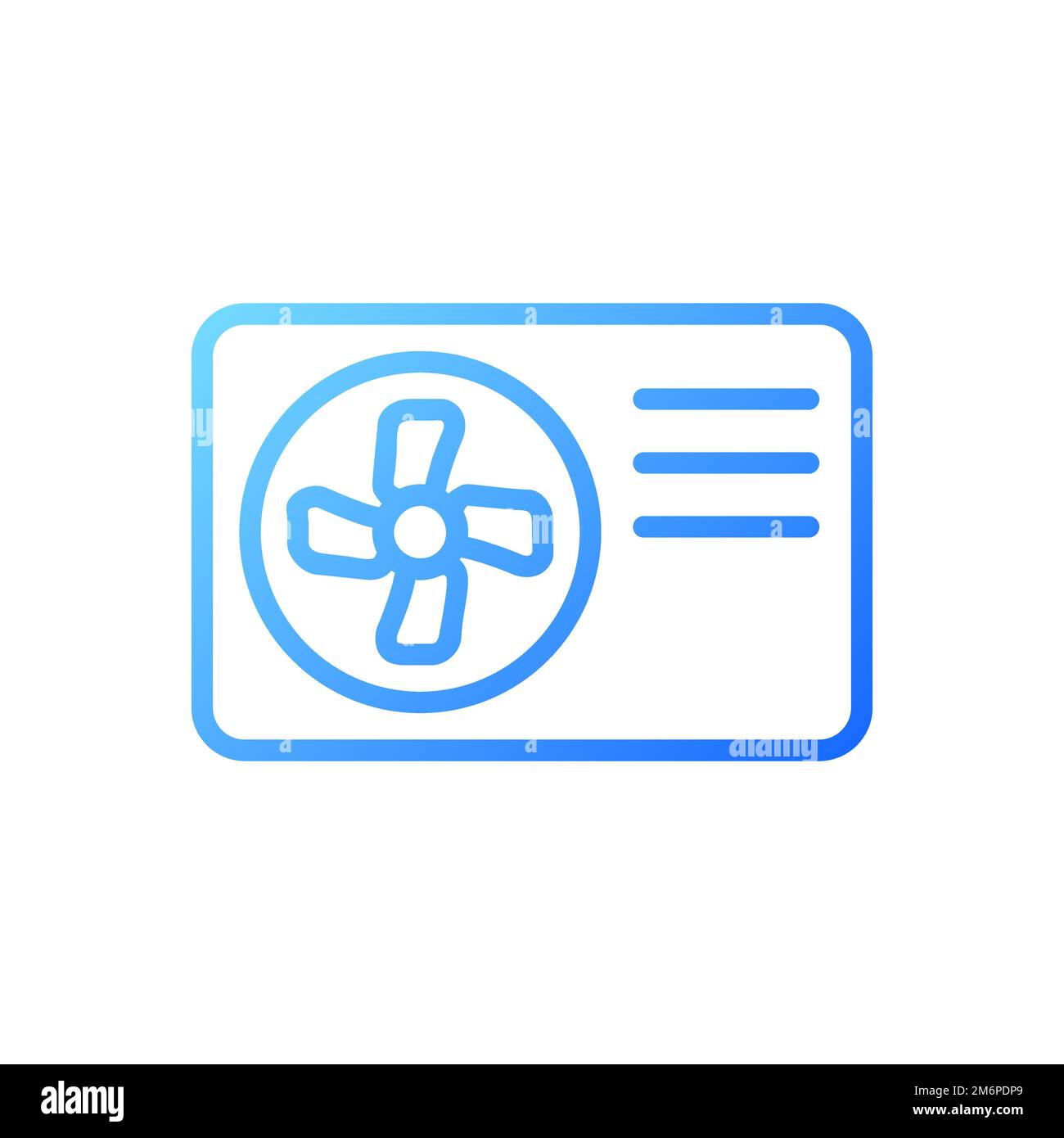 Air source heat pump pixel perfect gradient linear vector icon Stock Vector Image & Art - Alamy