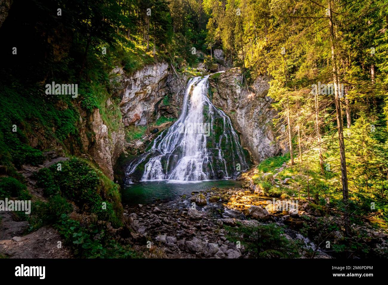 Gollinger Waterfalls near Salzburg in Austria Stock Photo - Alamy