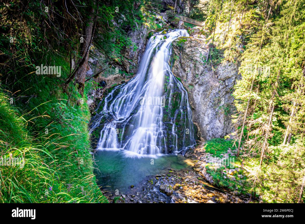 Gollinger Waterfalls near Salzburg in Austria Stock Photo - Alamy