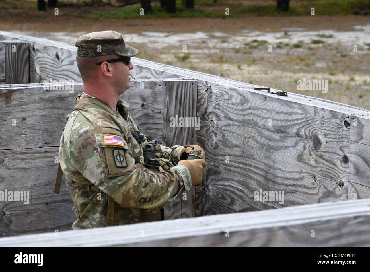 The 2nd BIV 315th Engineer Battalion is at Range 3A on the Fort Dix ...