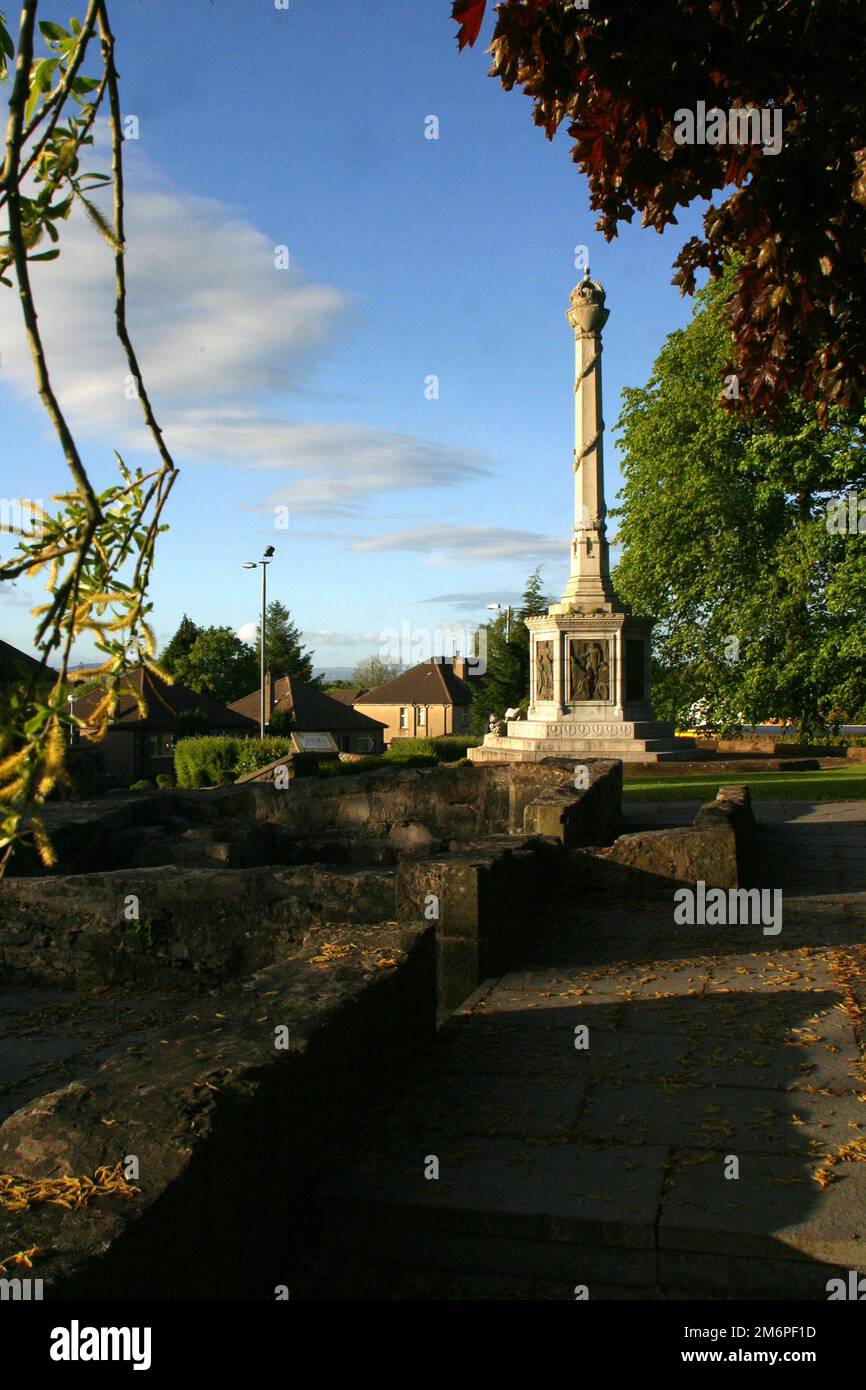 Renfrewshire Wallace Monument Elderslie, Johnstome, Scotland, UK. This ...