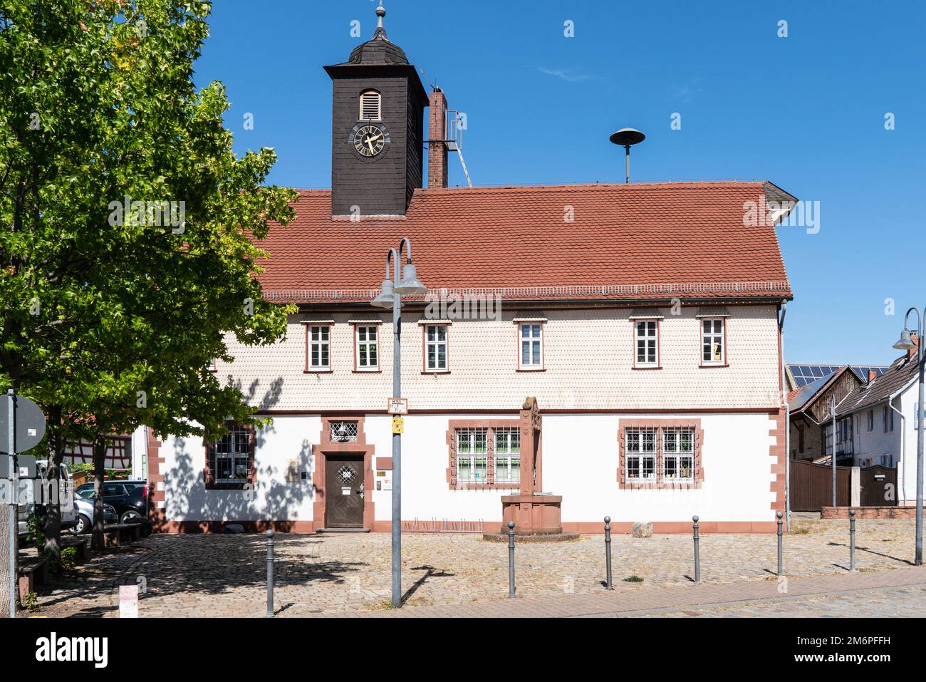 Town Hall in Trebur, Hesse Stock Photo - Alamy