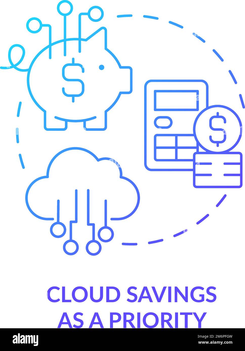 Cloud computing costs Stock Vector Images - Alamy