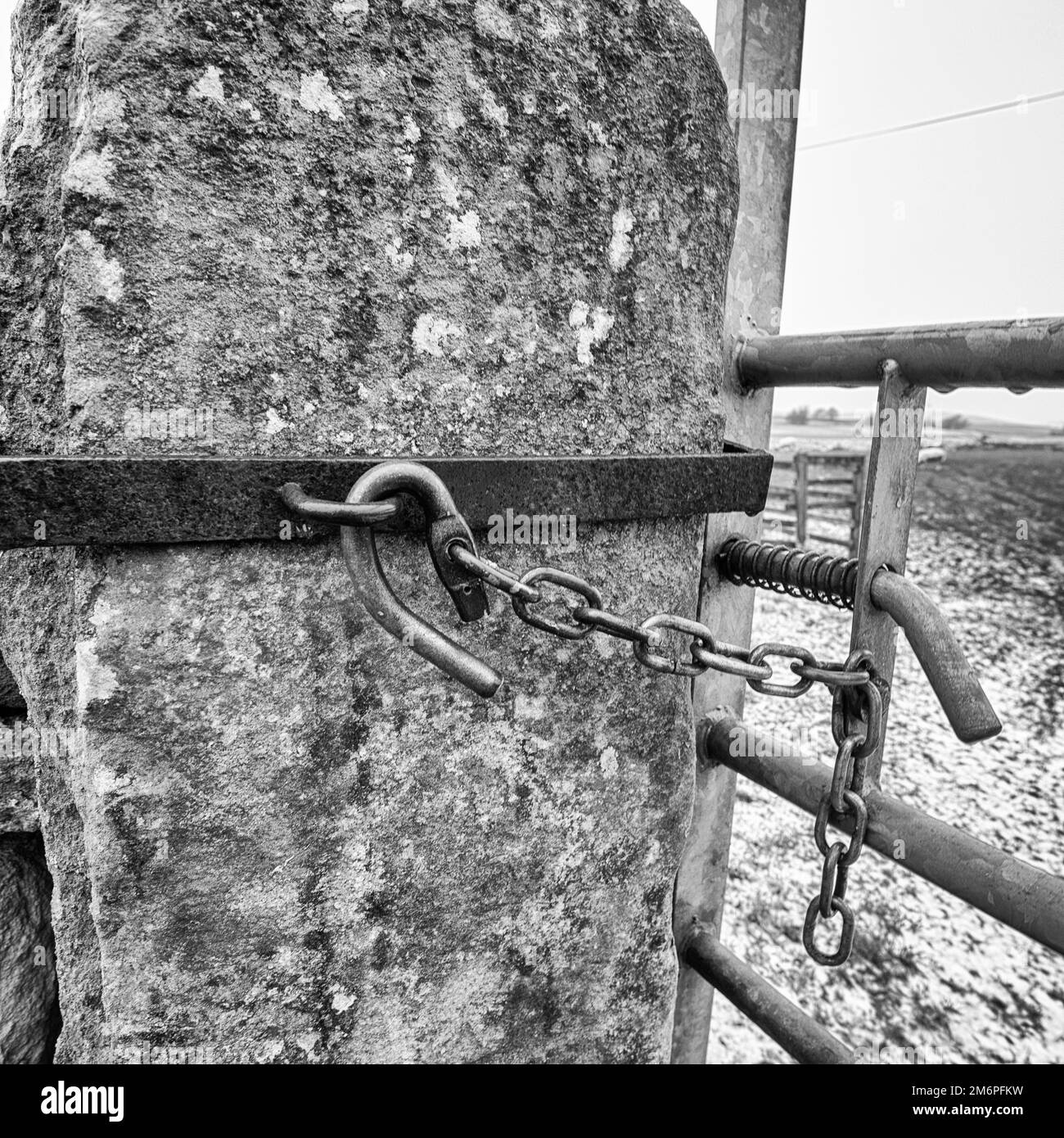 Characteristic gate hook hi-res stock photography and images - Alamy