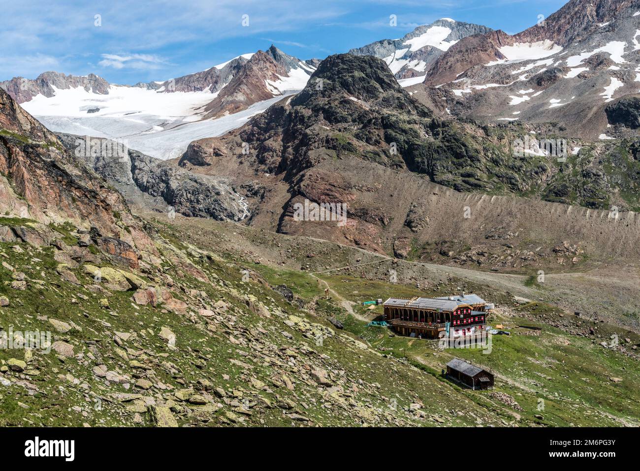 Vernagt hut mountain refuge hi-res stock photography and images - Alamy