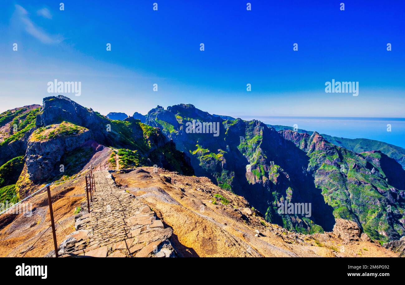 The Pico do Arieiro, Madeira, Portugal, Europe Stock Photo - Alamy