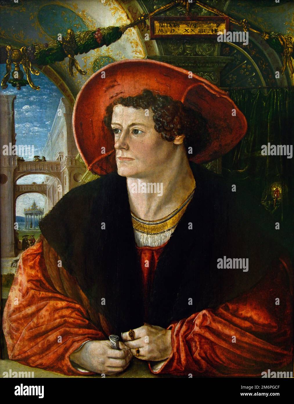 Portrait of a Young Man by Monogrammist 16th Century German Germany ...